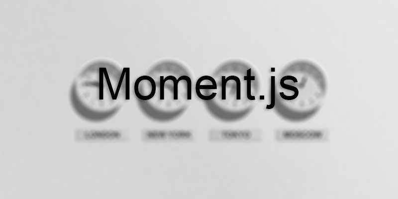 Moment.js 使命完成，替代品推荐 - 陈柏林的Blog